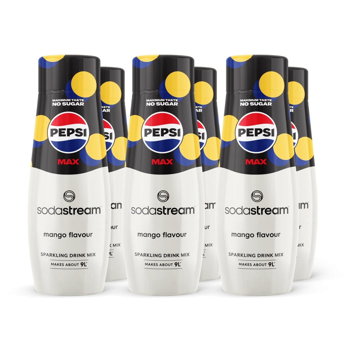 SodaStream Syrup Pepsi Max Mango 6 Pack 440ml - Sugar Free – SodaStream UK