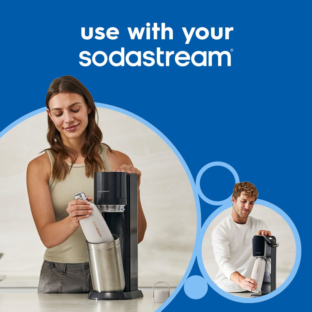 Sodastream Fizz & Go™ Insulated Stainless Steel Sparkling Water Bottle ...
