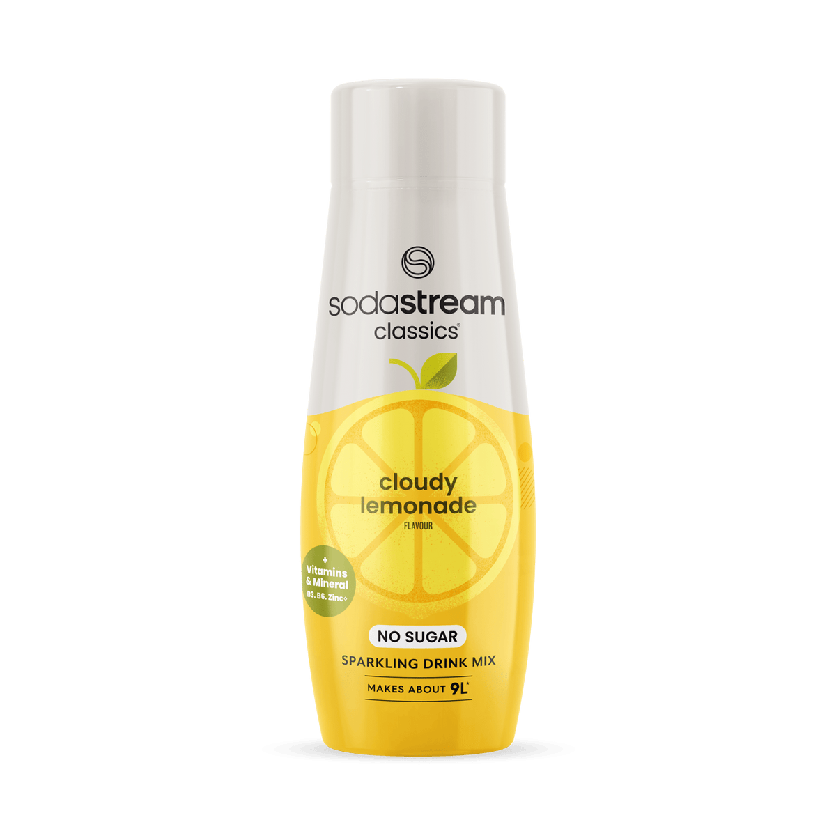 SodaStream Classics Cloudy Lemonade Zero with added vitamins 440ml ...