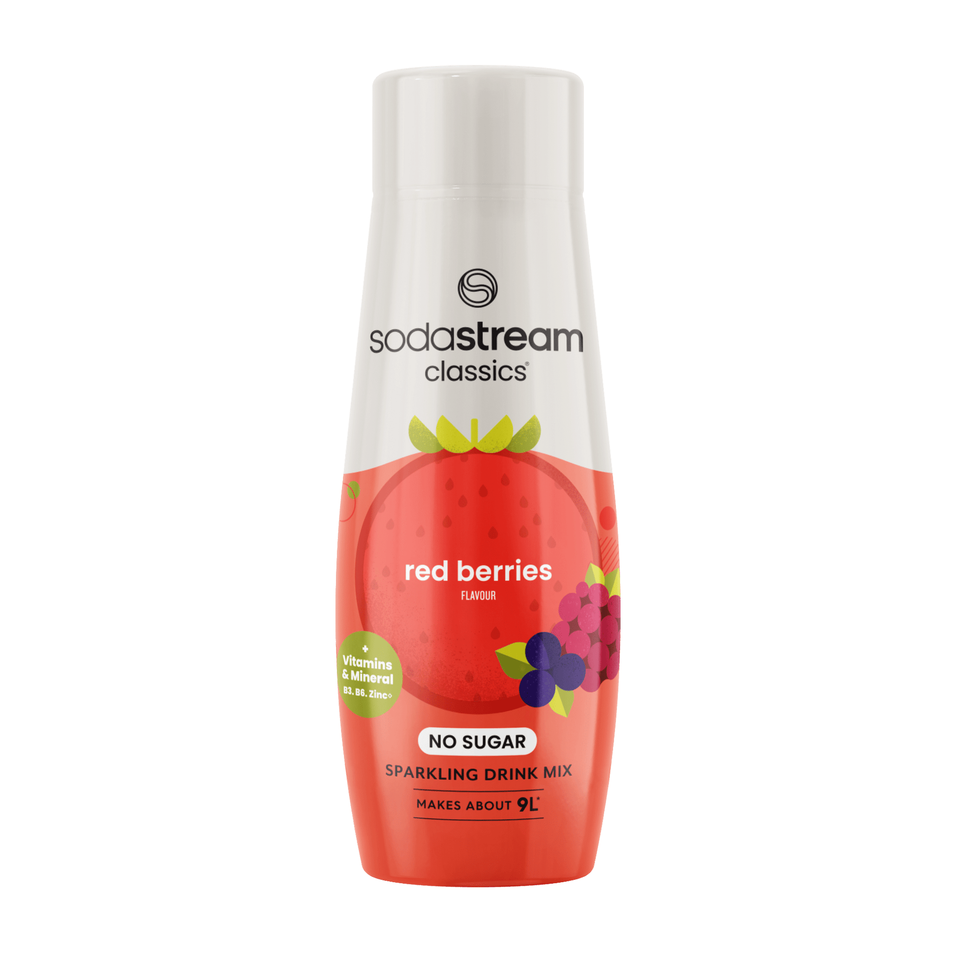 SodaStream Classics Red Berries 440ml - No Sugar – SodaStream UK