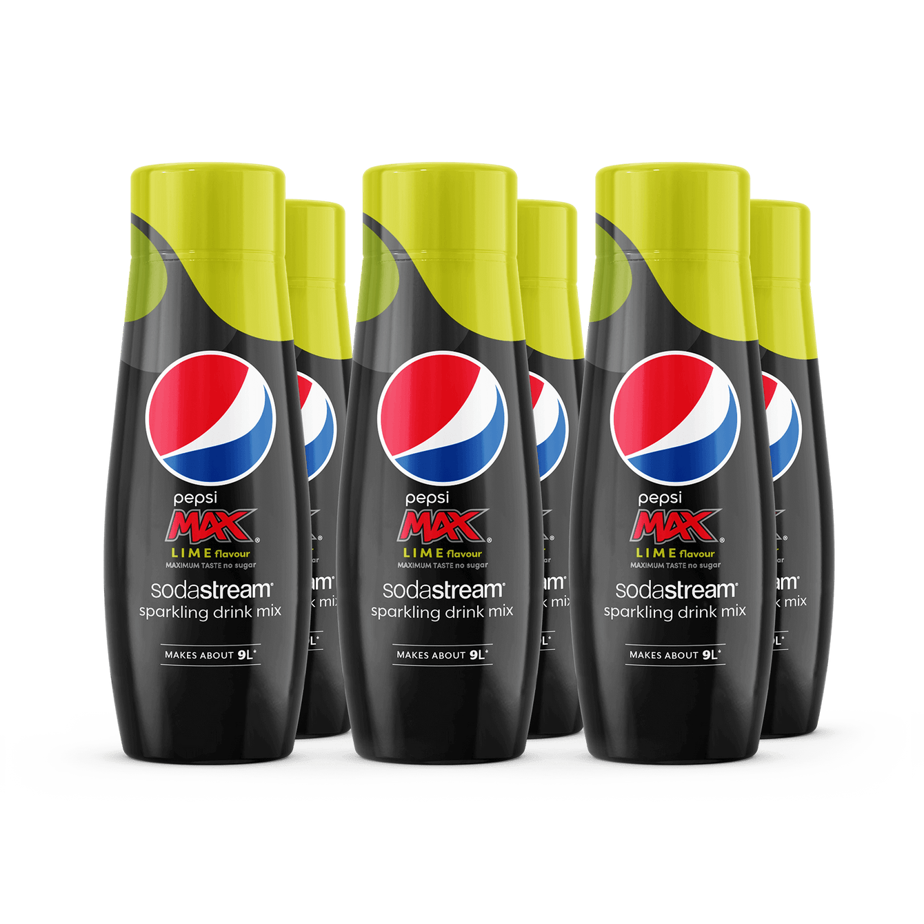SodaStream Pepsi Max Lime 6-Pack Syrup Flavour – SodaStream UK